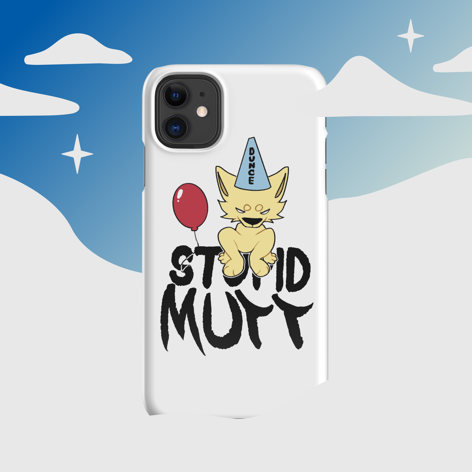 "Stupid Mutt" Snap Case for iPhone® – Dumb Dogy Clothing